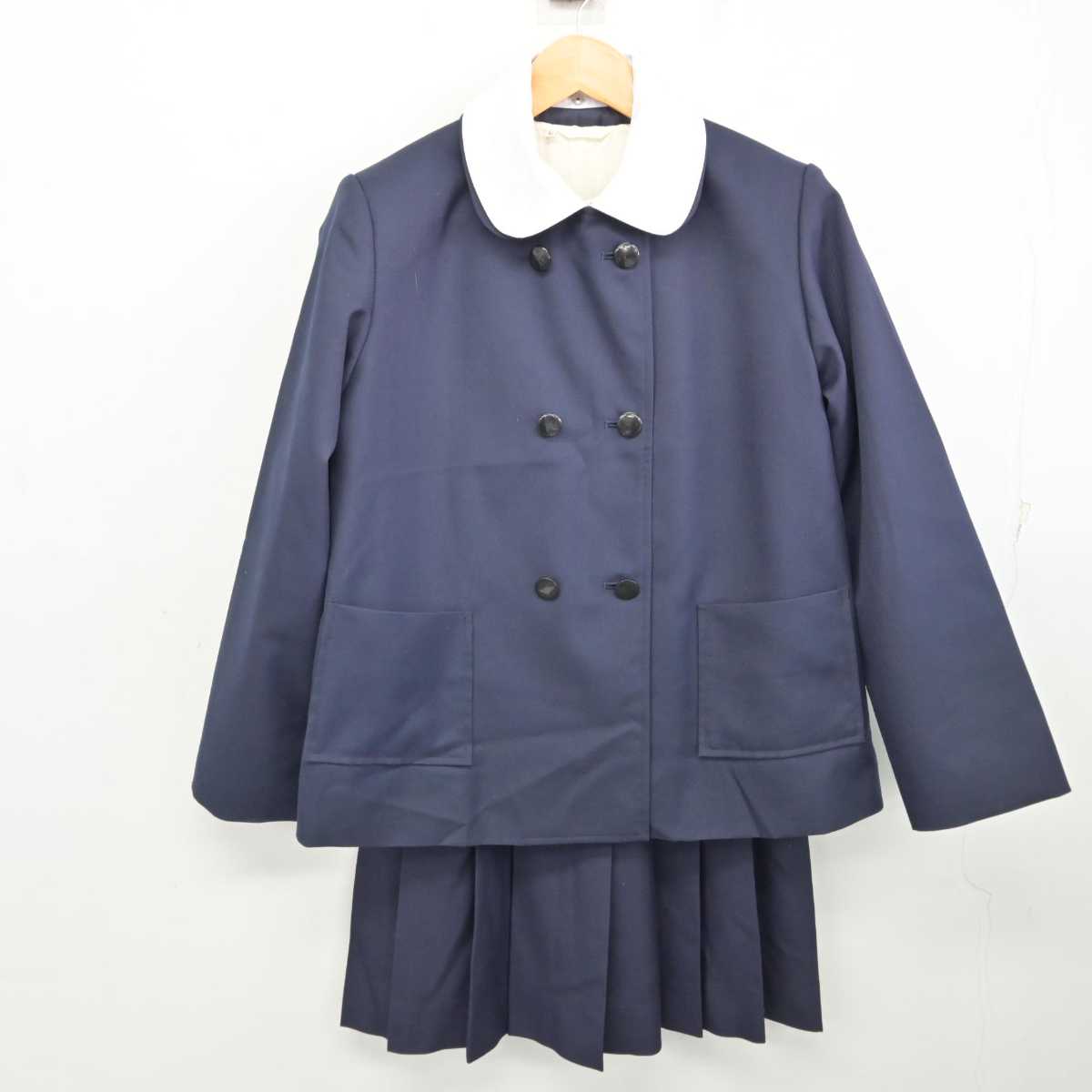 【中古】岡山県 吉備中学校 女子制服 4点 ブレザー・シャツ・スカート Sf076472 中古制服通販パレイド