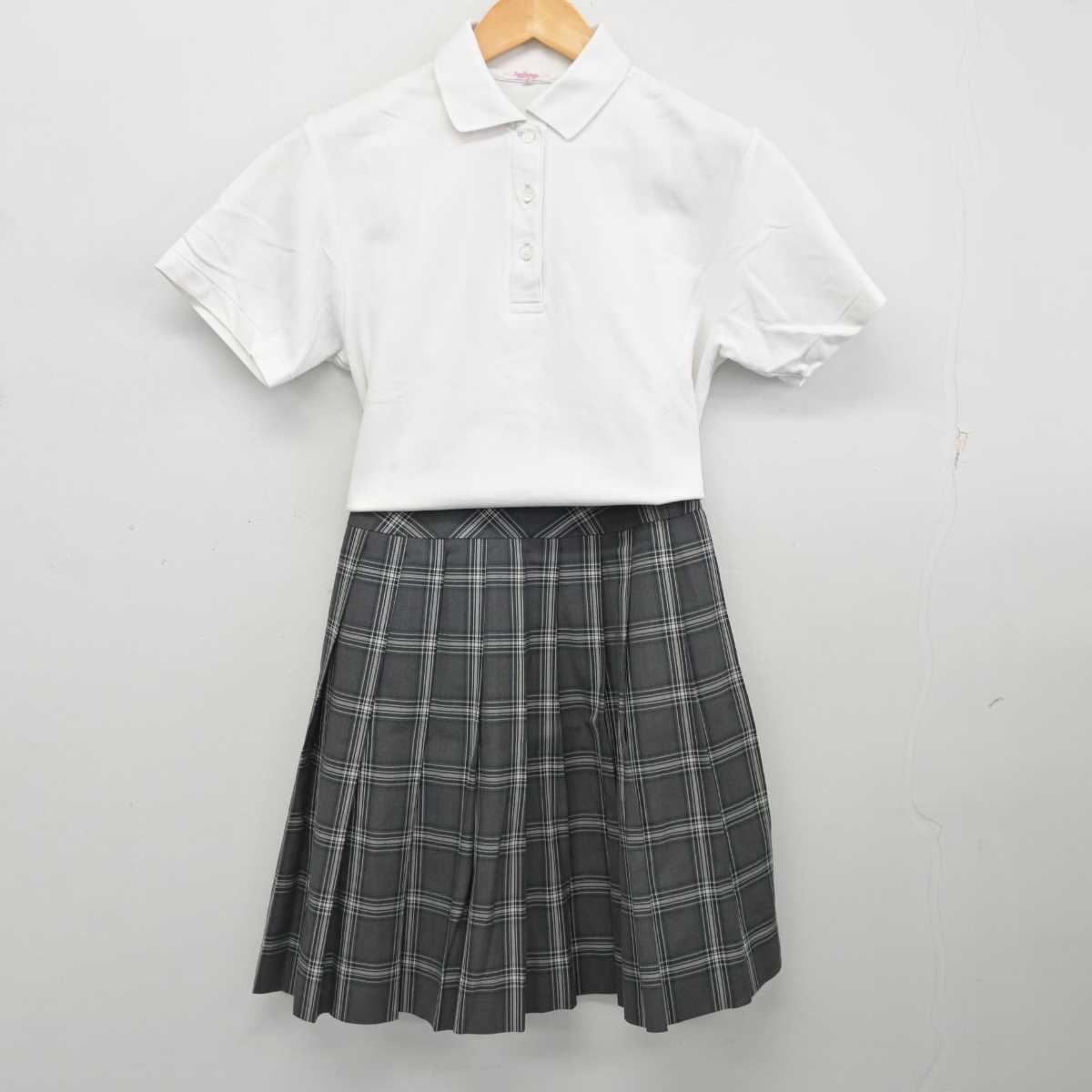 【中古】東京都 実践学園中学校・高等学校 女子制服 2点 シャツ・スカート Sf076668 中古制服通販パレイド
