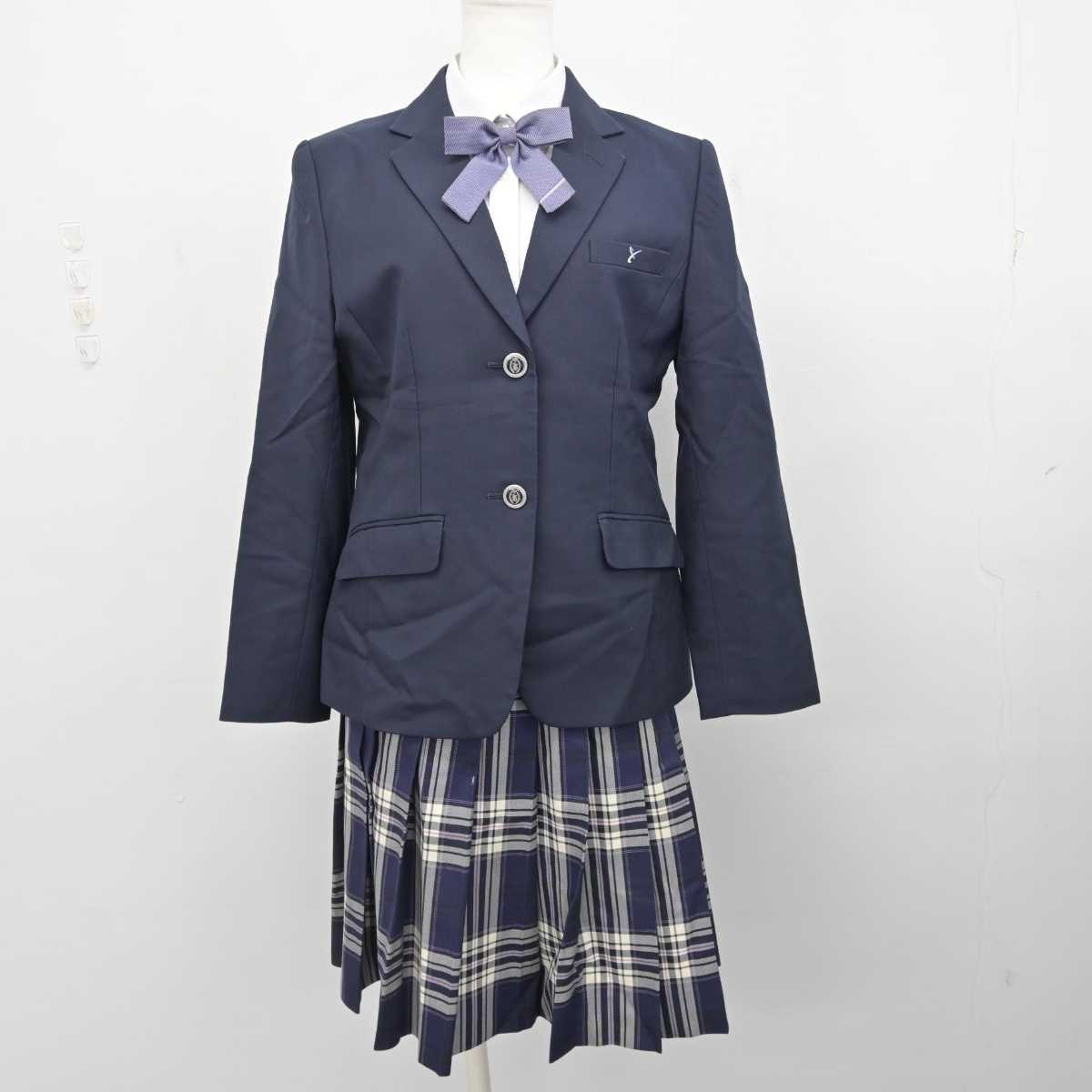 【中古】埼玉県 山村学園高等学校 女子制服 4点 ブレザー・シャツ・スカート Sf076688 中古制服通販パレイド