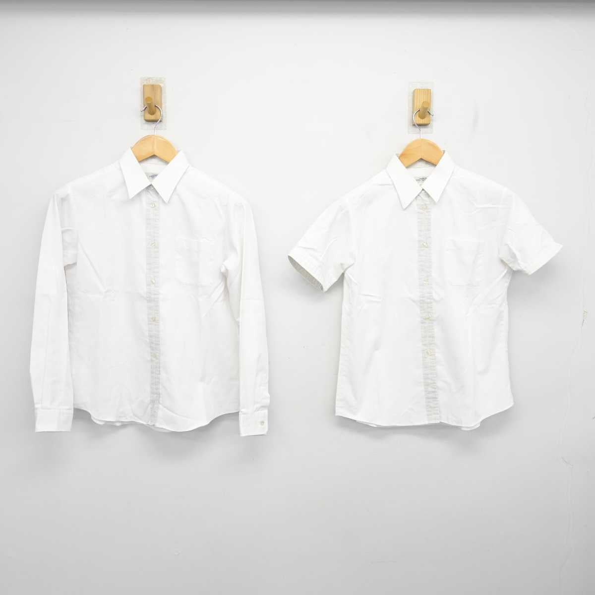 【中古】福岡県 福岡大学附属大濠高等学校 女子制服 3点 シャツ・シャツ Sf076819 中古制服通販パレイド