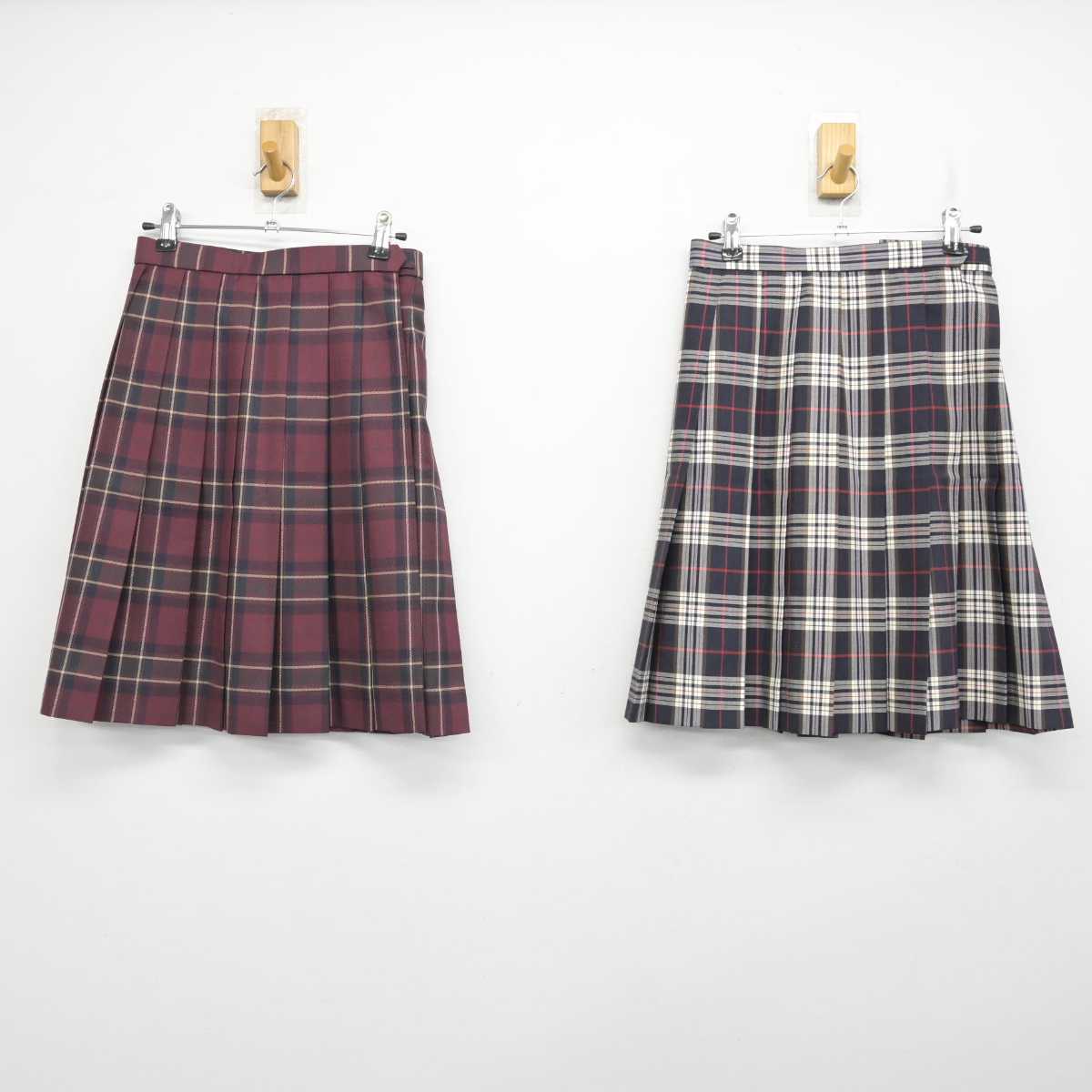 【中古】千葉県 千葉商科大学付属高等学校 女子制服 2点 スカート・スカート Sf076833 中古制服通販パレイド