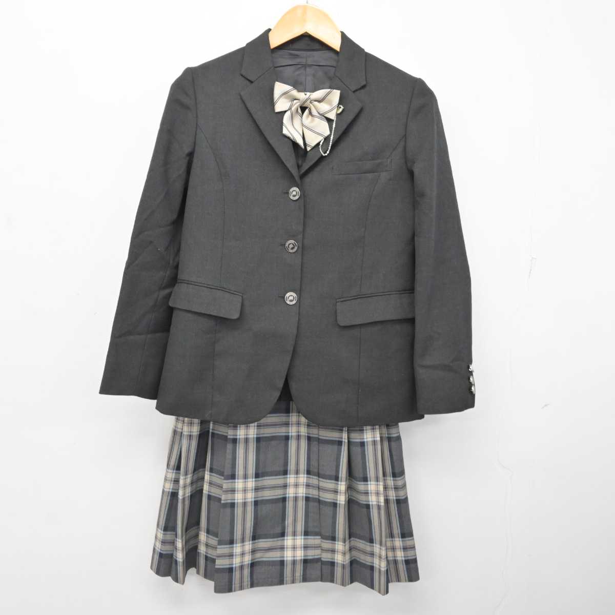 【中古】高知県 高知丸の内高等学校 女子制服 5点 ブレザー・ニット・スカート Sf076959 中古制服通販パレイド