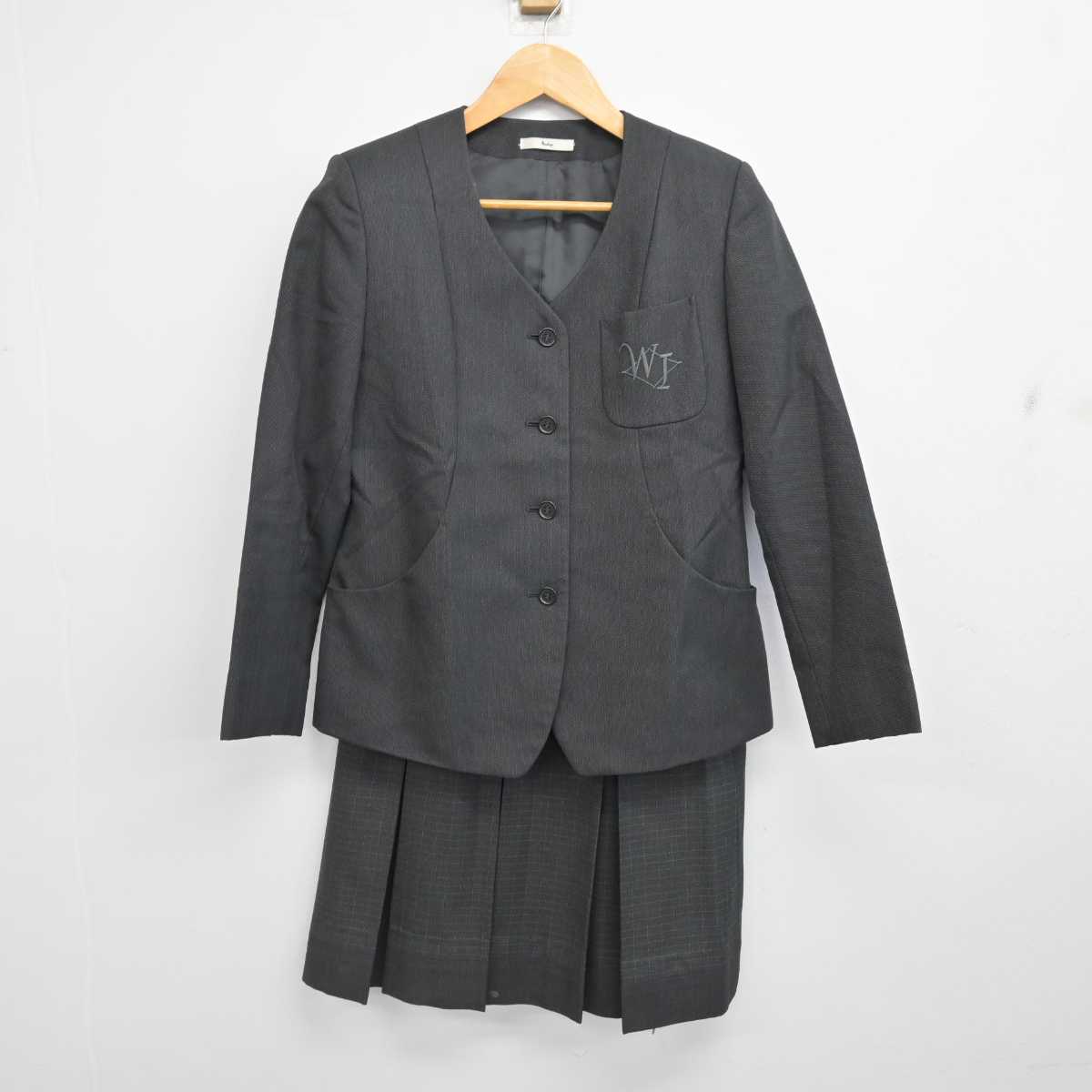 【中古】兵庫県 伊丹西高等学校 女子制服 2点 ブレザー・スカート Sf077229 中古制服通販パレイド
