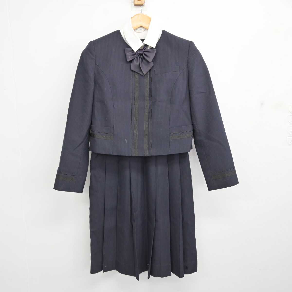 【中古】栃木県 佐野東高等学校 女子制服 4点 ブレザー・シャツ・ジャンパースカート Sf077260 中古制服通販パレイド