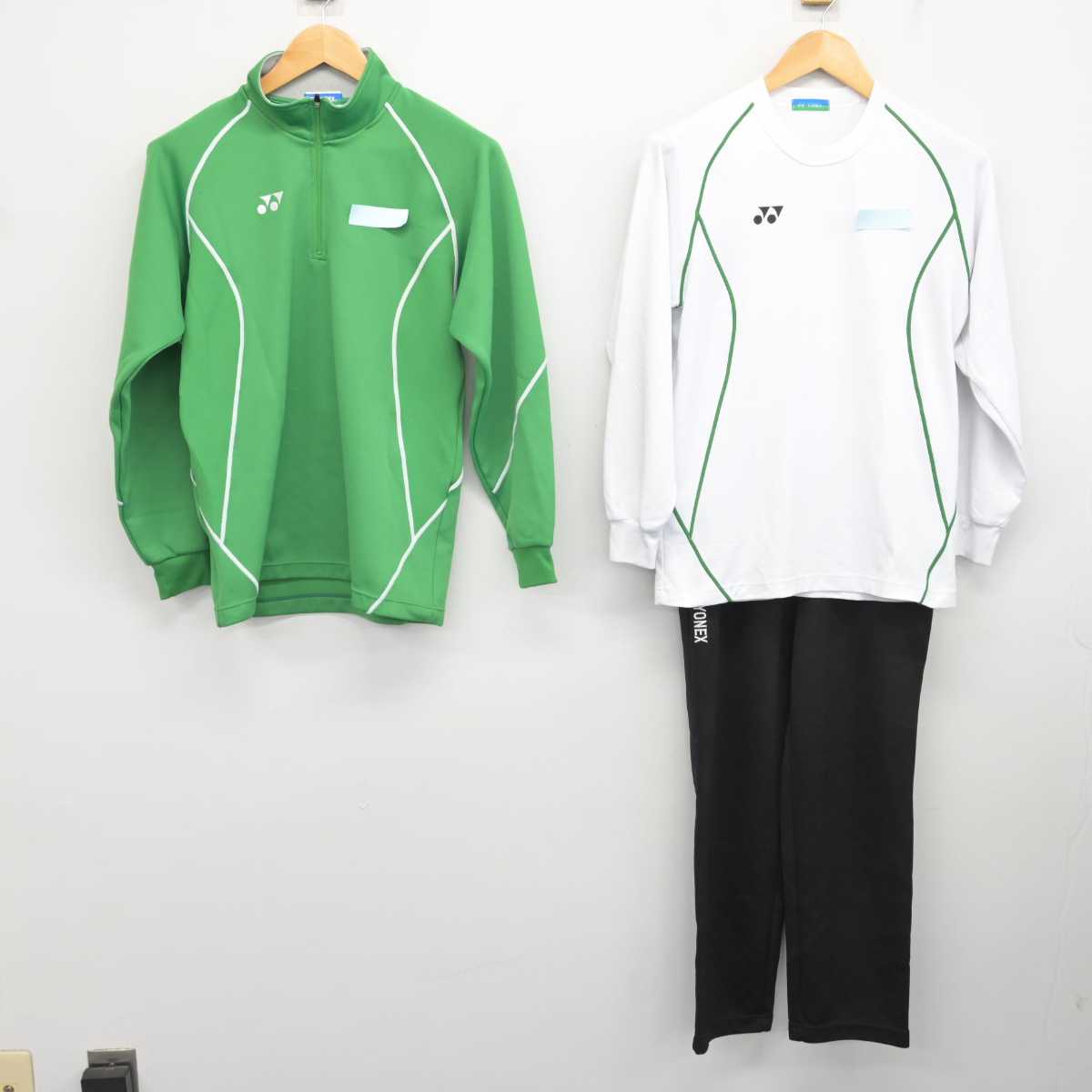 【中古】佐賀県 佐賀女子短期大学付属佐賀女子高等学校 女子制服 3点 ジャージ 上・体操服 上・ジャージ 下 Sf077277 中古