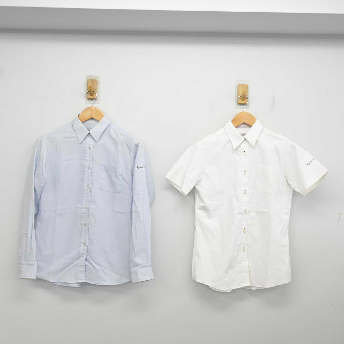 【中古】大阪府 狭山高等学校 女子制服 2点 シャツ・シャツ Sf077282 中古制服通販パレイド