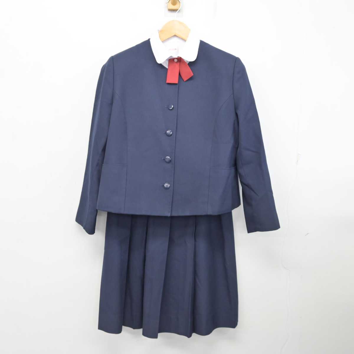 【中古】宮崎県 宮崎北高等学校 女子制服 5点 ブレザー・ベスト・シャツ・スカート Sf077294 中古制服通販パレイド