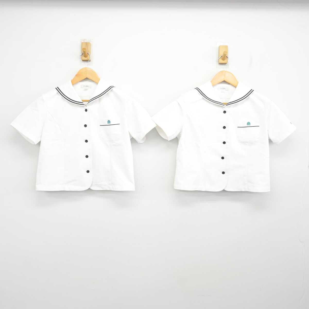 【中古】大阪府 初芝立命館高等学校旧制服 女子制服 2点 ブラウス Sf078001 中古制服通販パレイド