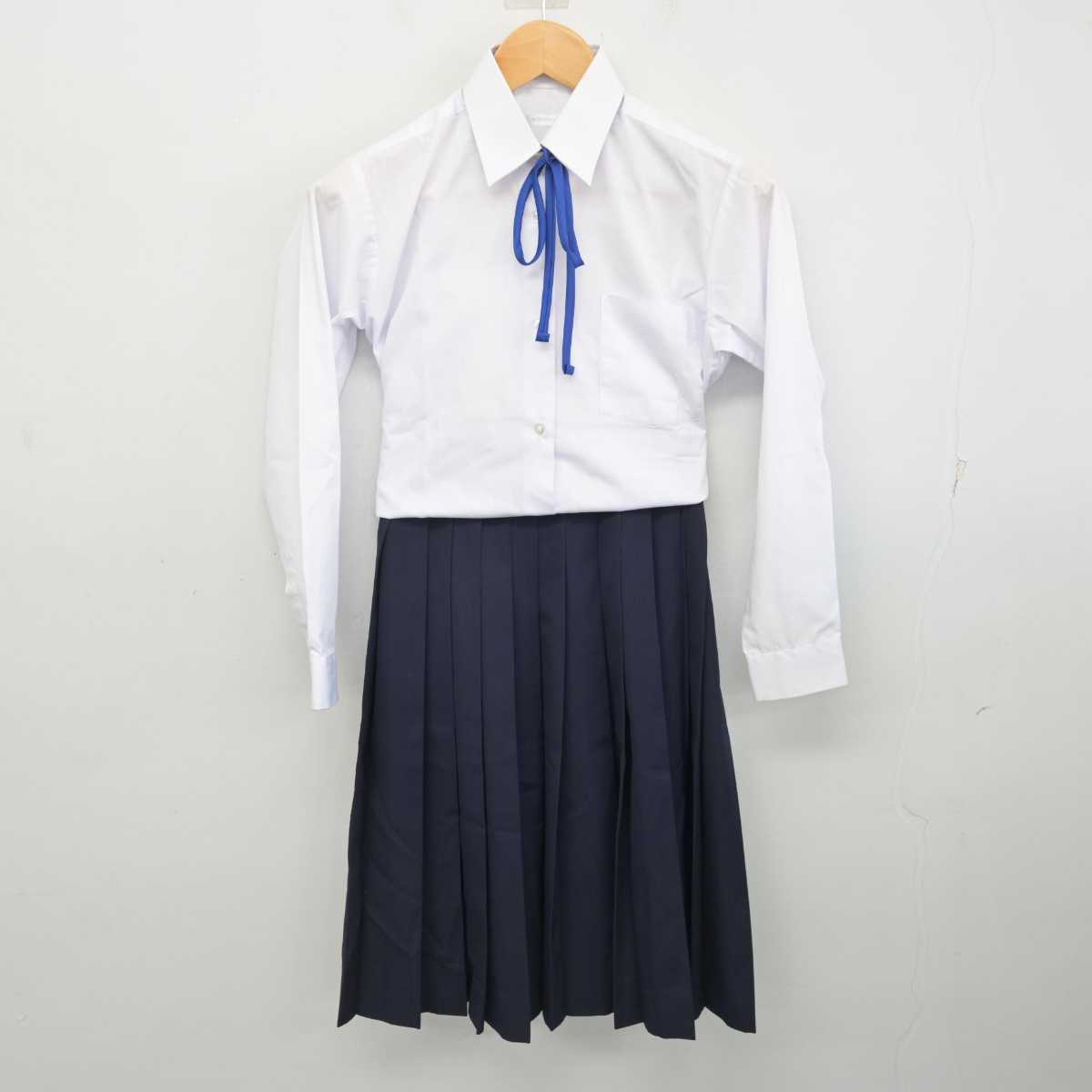 【中古】新潟県 城西中学校 女子制服 3点 シャツ・スカート Sf078721 中古制服通販パレイド