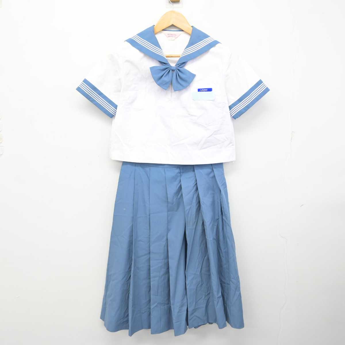 【中古】熊本県 八代市立第四中学校 女子制服 3点 セーラー服・スカート Sf079171 中古制服通販パレイド