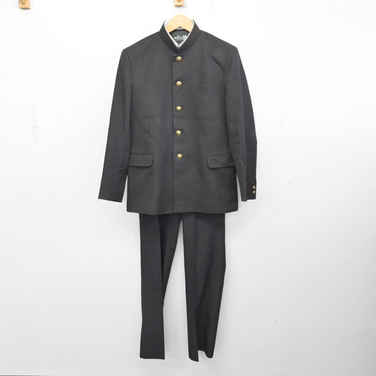【中古】岩手県 盛岡第三高等学校 男子制服 2点 学ラン・ズボン Sf079415 中古制服通販パレイド