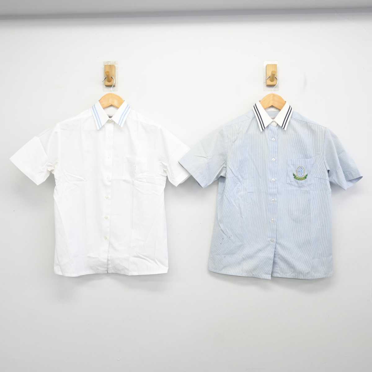 【中古】千葉県 秀明八千代中学・高等学校旧制服 女子制服 2点 シャツ Sf079488 中古制服通販パレイド