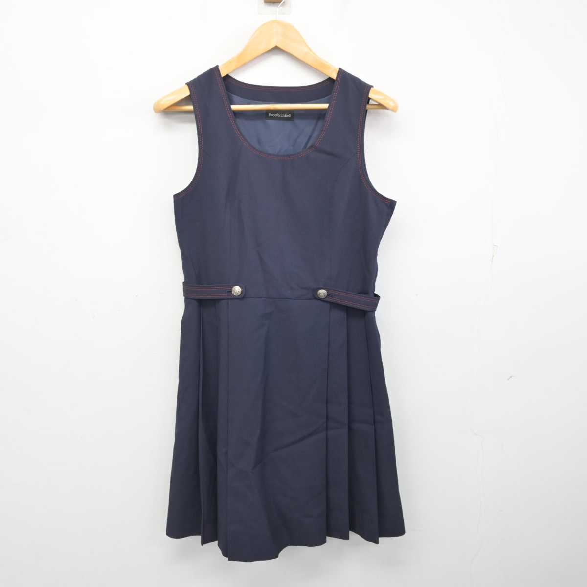【中古】広島県 広島女学院中学高等学校 女子制服 1点 ジャンパースカート Sf079619 中古制服通販パレイド