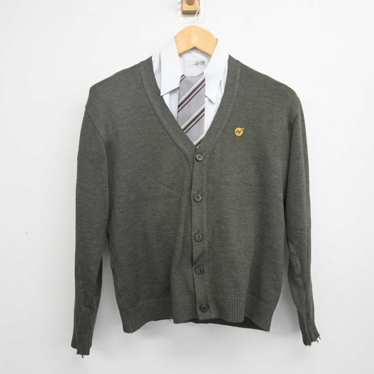 【中古】千葉県 二松學舎大学附属柏中学校・高等学校 女子制服 3点 ニット・シャツ Sf079742 中古制服通販パレイド