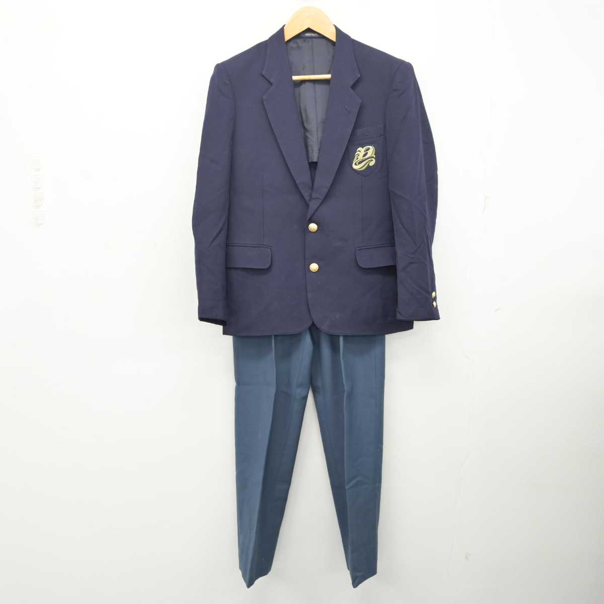 【中古】奈良県 橿原市立八木中学校 男子制服 2点 ブレザー・ズボン Sf080004 中古制服通販パレイド