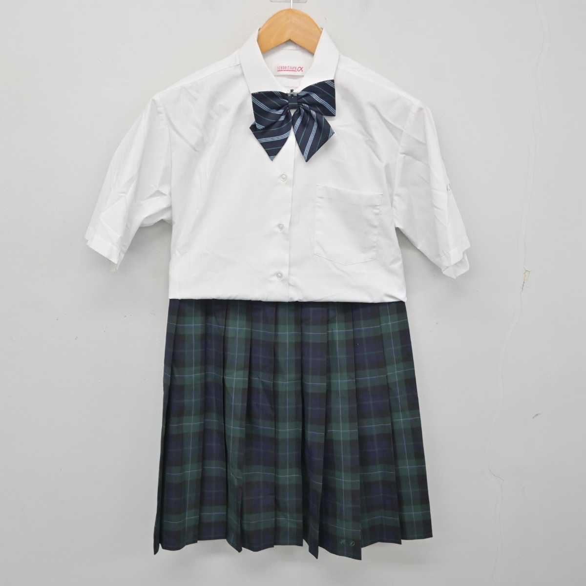 【中古】埼玉県 本庄第一高等学校 女子制服 3点 シャツ・スカート Sf080207 中古制服通販パレイド