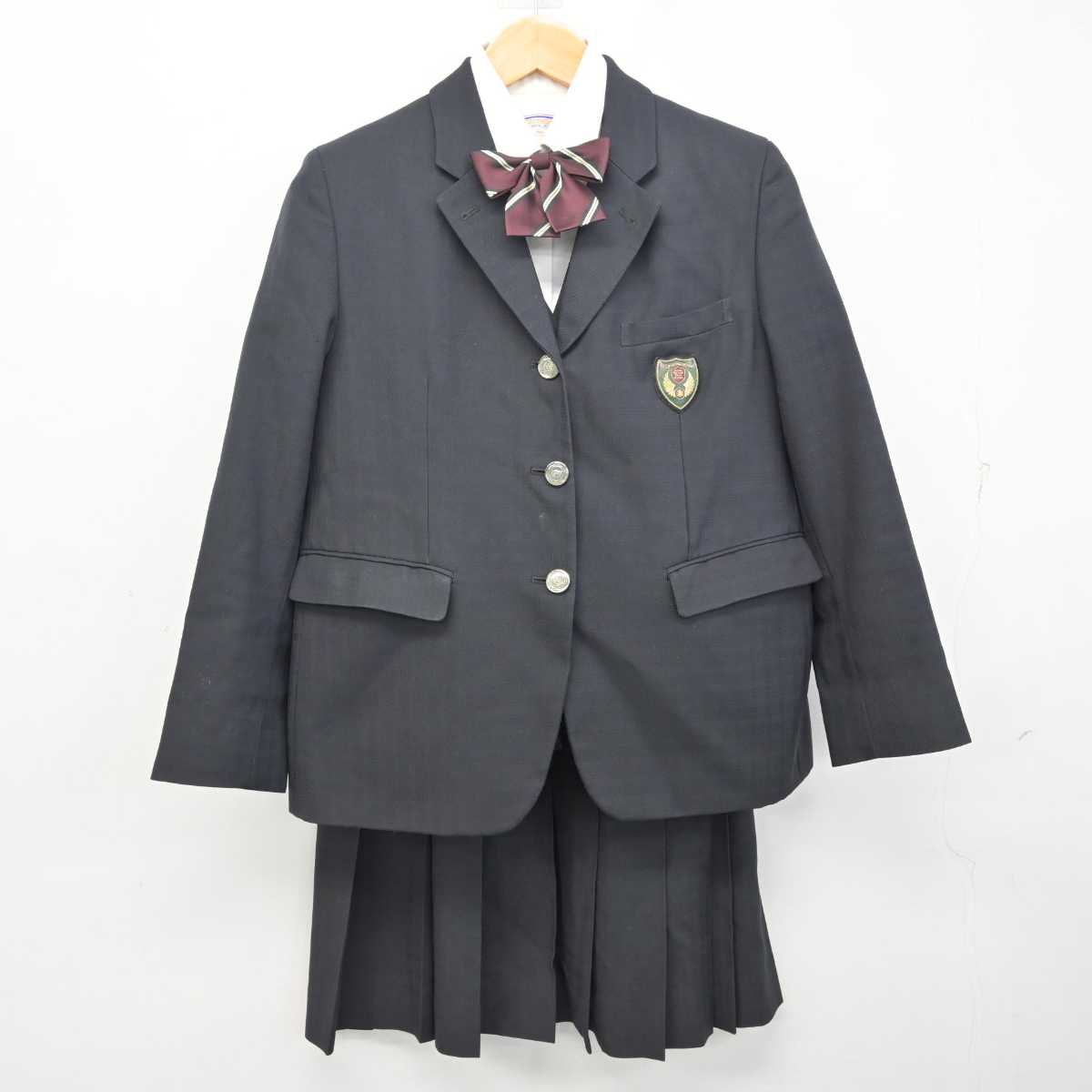 【中古】埼玉県 栄東中学・高等学校 女子制服 5点 ブレザー・ベスト・シャツ・スカート Sf080378 中古制服通販パレイド