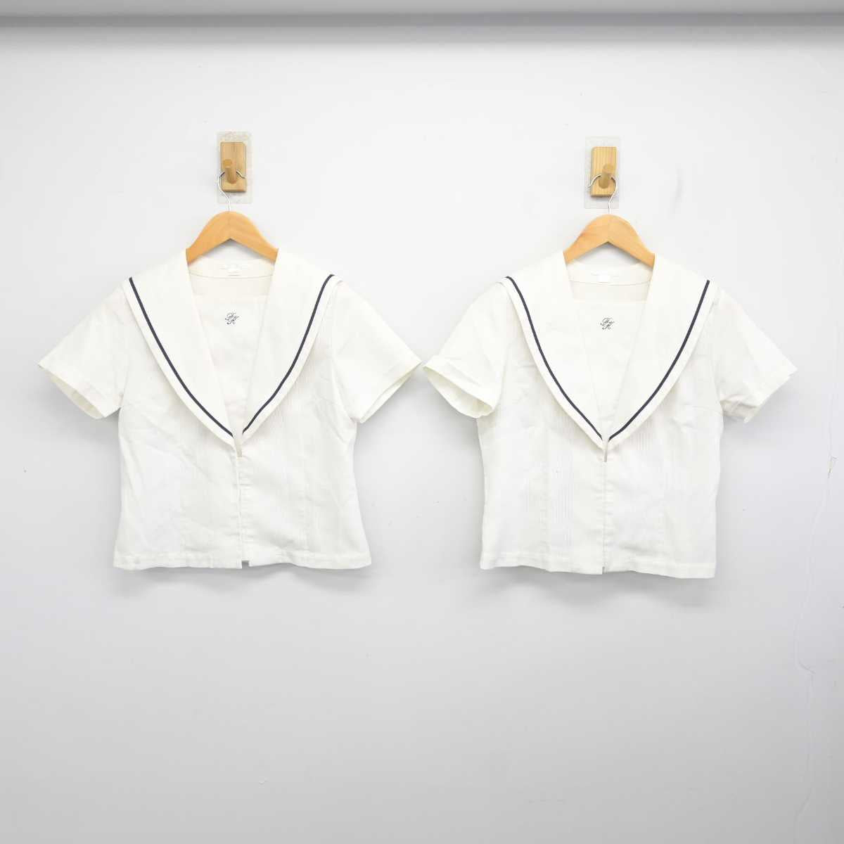 【中古】石川県 金沢市立兼六中学校 女子制服 2点 セーラー服 Sf080738 中古制服通販パレイド
