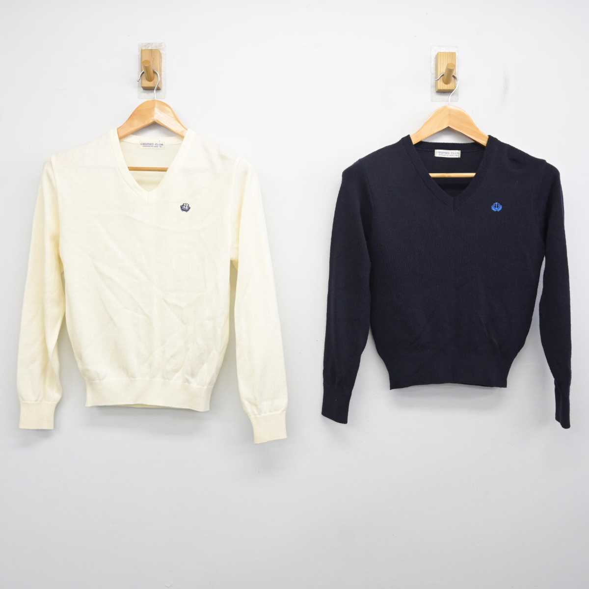 【中古】静岡県 星美学園 静岡サレジオ中学校 女子制服 3点 ニット・ニット Sf081270 中古制服通販パレイド