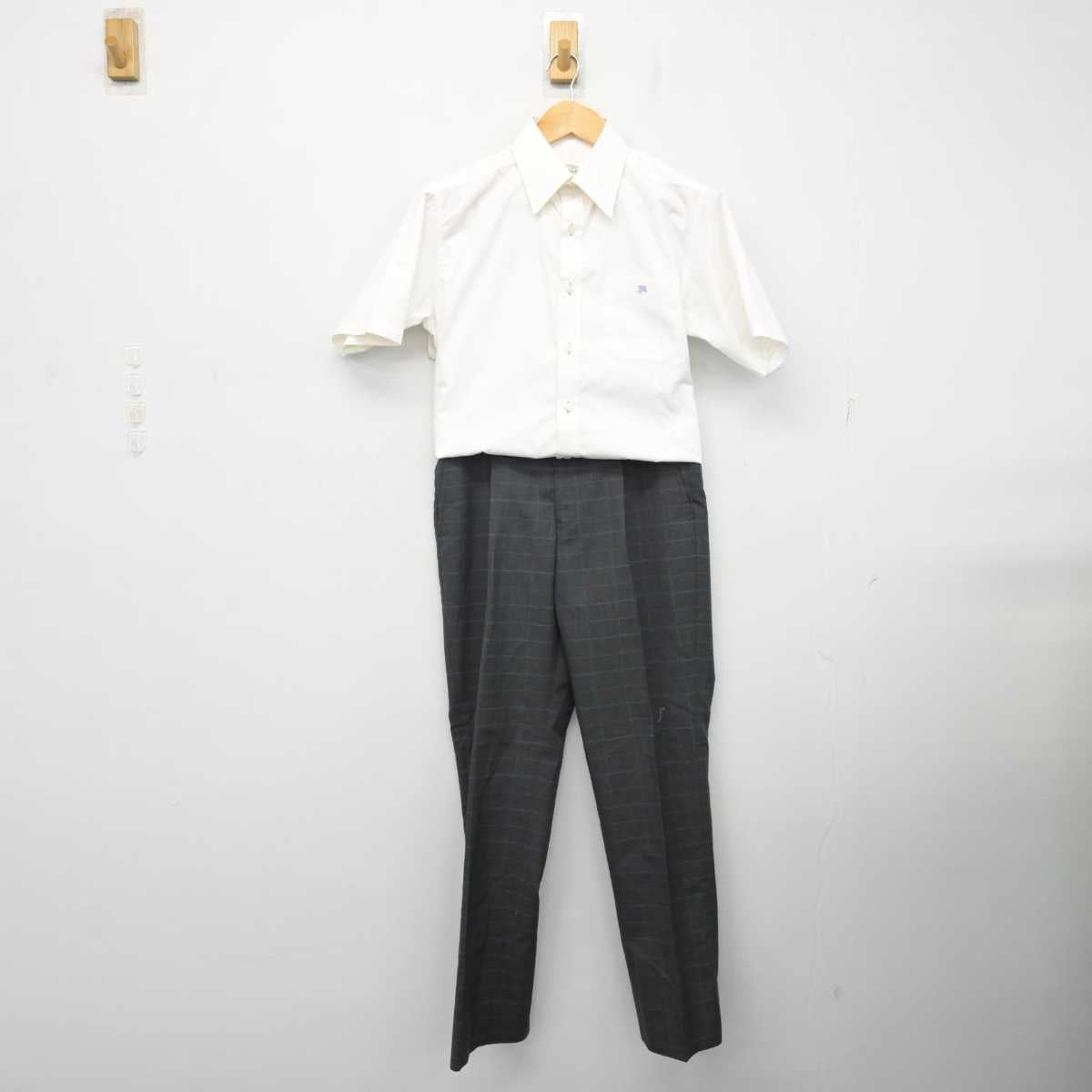 【中古】栃木県 壬生高等学校 男子制服 3点 シャツ・ズボン Sf081405 中古制服通販パレイド