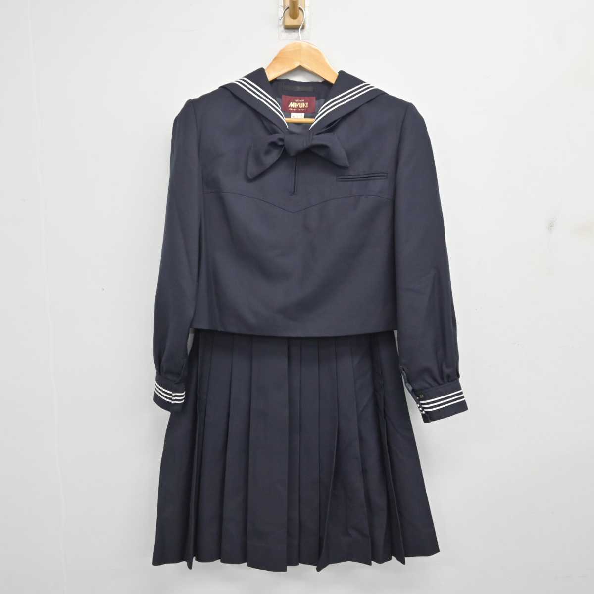 【中古】東京都 豊島岡女子学園高等学校 女子制服 3点 セーラー服・スカート Sf081411 中古制服通販パレイド
