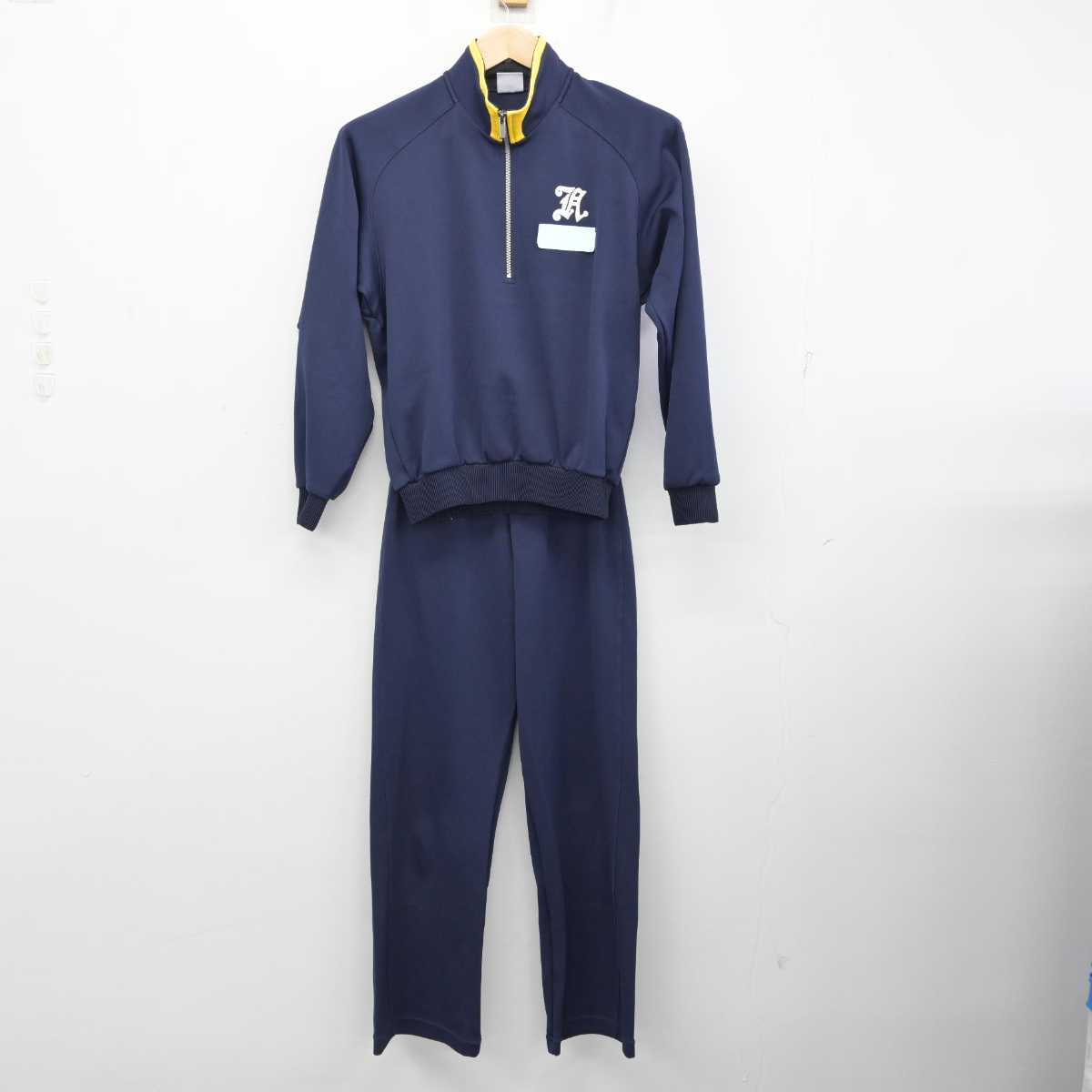 【中古】福岡県 中村学園女子中学・高等学校 女子制服 3点 ジャージ 上・体操服 上・ジャージ 下 Sf082499 中古制服通販パレイド