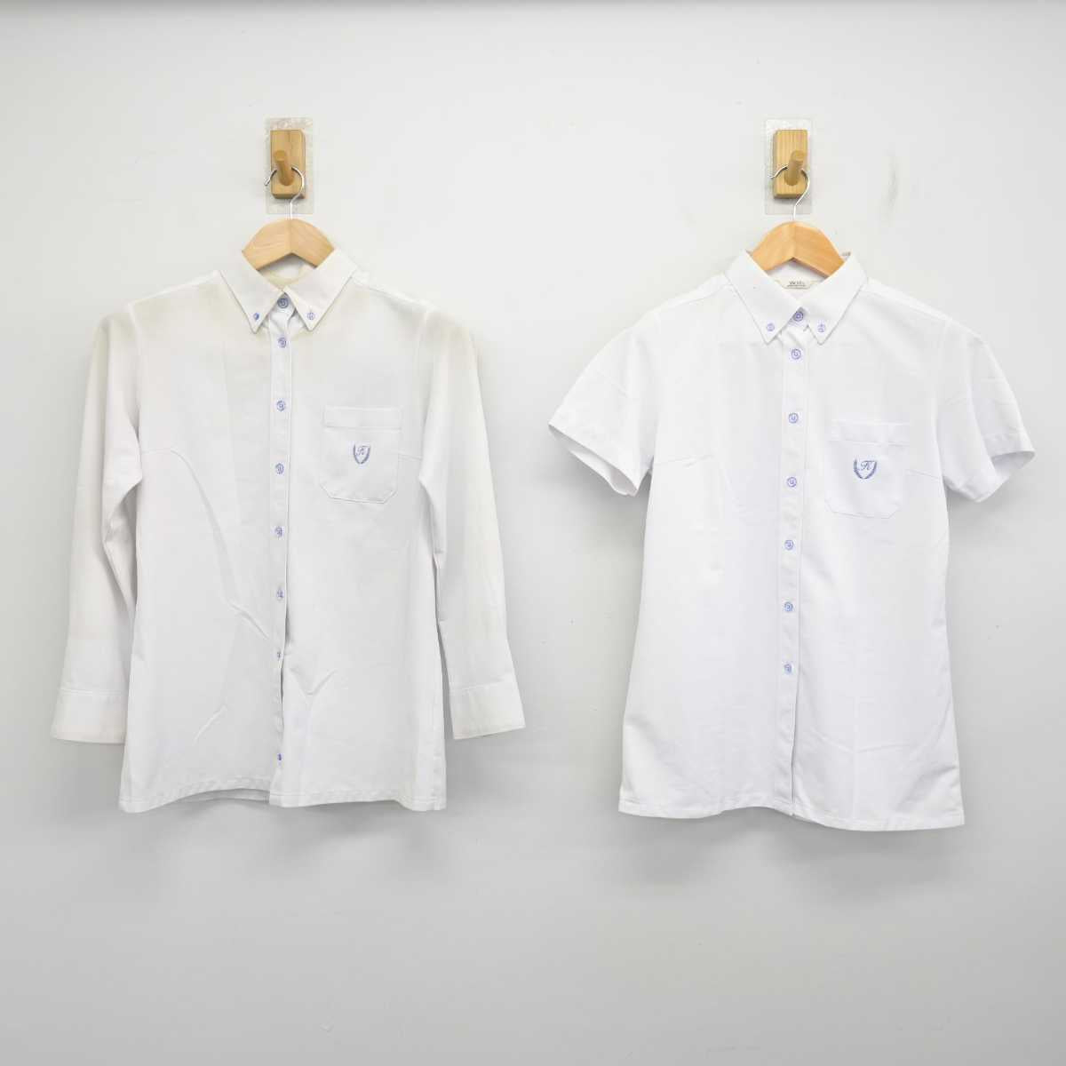 【中古】兵庫県 北須磨高等学校 女子制服 2点 シャツ・シャツ Sf082550 中古制服通販パレイド