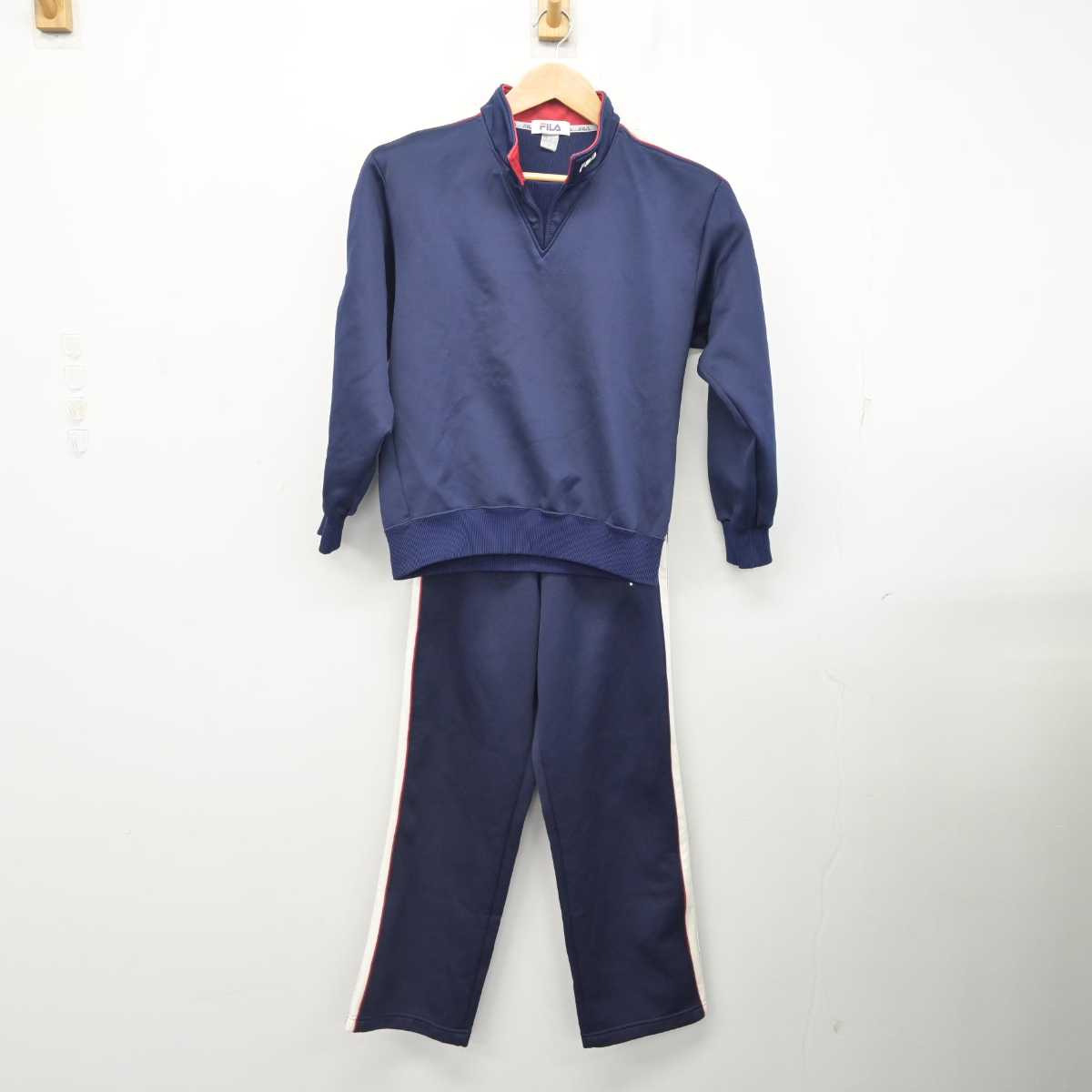 【中古】熊本県 合志中学校 女子制服 2点 ジャージ 上・ジャージ 下 Sf082783 中古制服通販パレイド