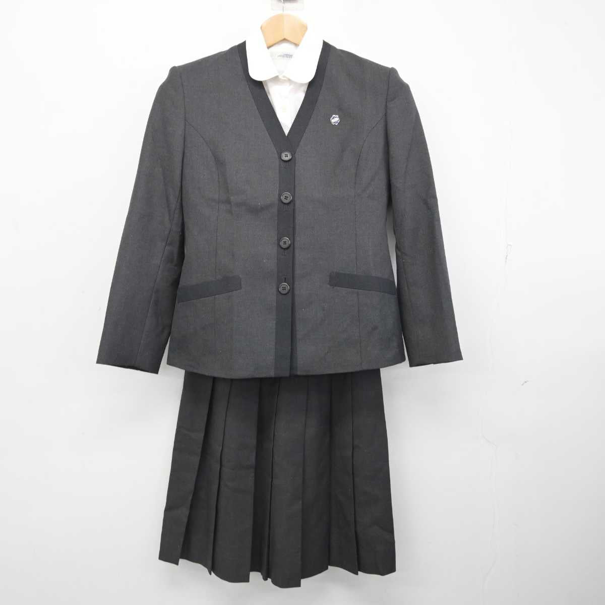 【中古】北海道 北海学園札幌高等学校 女子制服 5点 ブレザー・ニット・シャツ・スカート Sf085019 中古制服通販パレイド