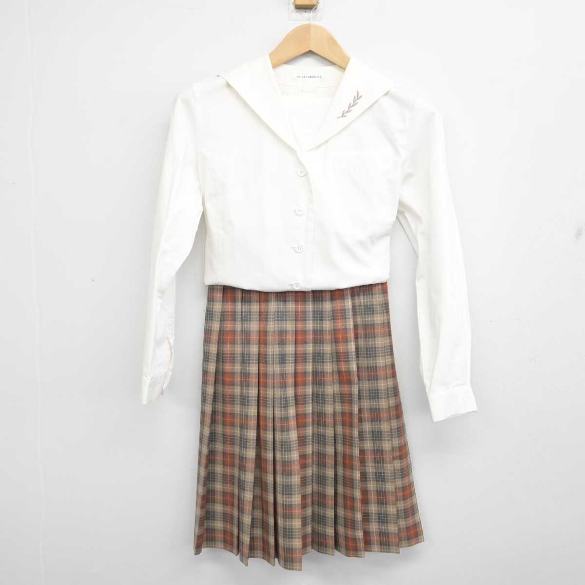 【中古】愛知県 名城大学附属高等学校 女子制服 2点 ブラウス・スカート Sf085309 中古制服通販パレイド