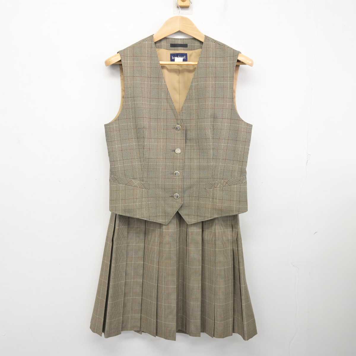 【中古】愛知県 半田商業高等学校 女子制服 2点 ベスト・スカート Sf085502 中古制服通販パレイド