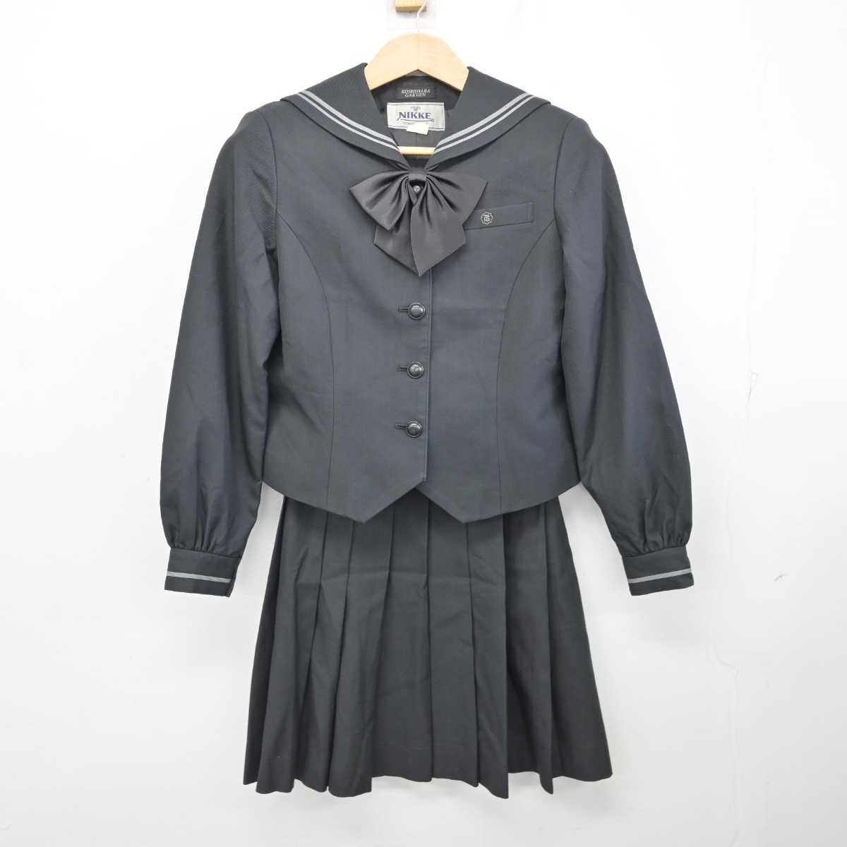 【中古】愛知県 名古屋女子大学中学校・高等学校 女子制服 3点 ブレザー・スカート Sf086387 中古制服通販パレイド