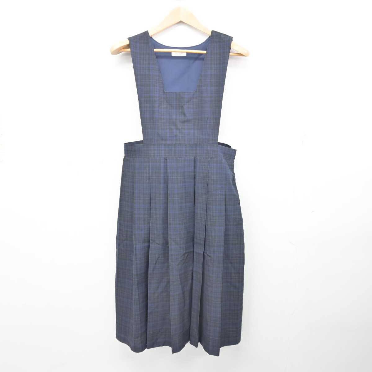 【中古】福岡県 原中学校 女子制服 1点 ジャンパースカート Sf086571 中古制服通販パレイド