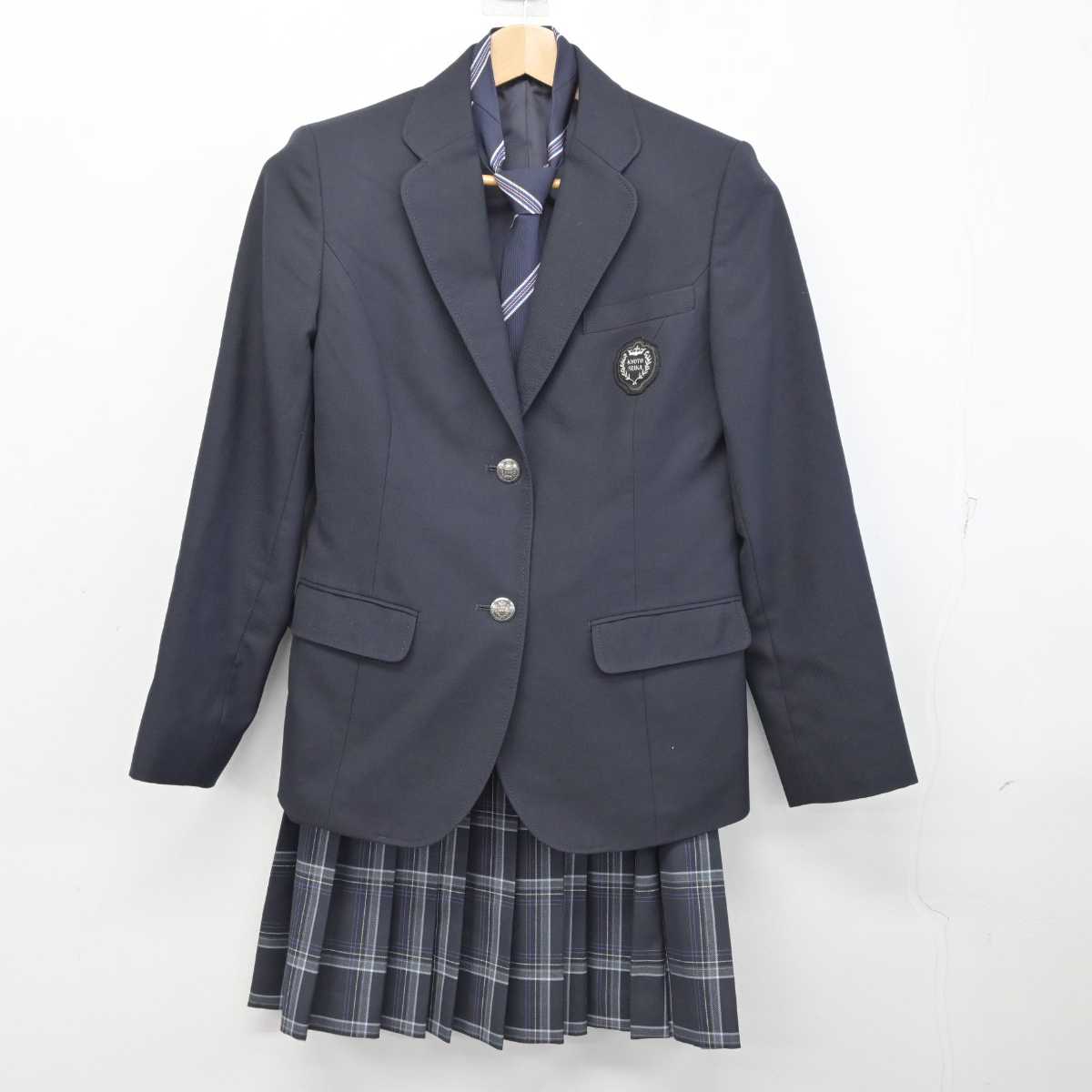 【中古】京都府 京都精華学園中学校･高等学校 女子制服 3点 ブレザー・スカート Sf086607 中古制服通販パレイド