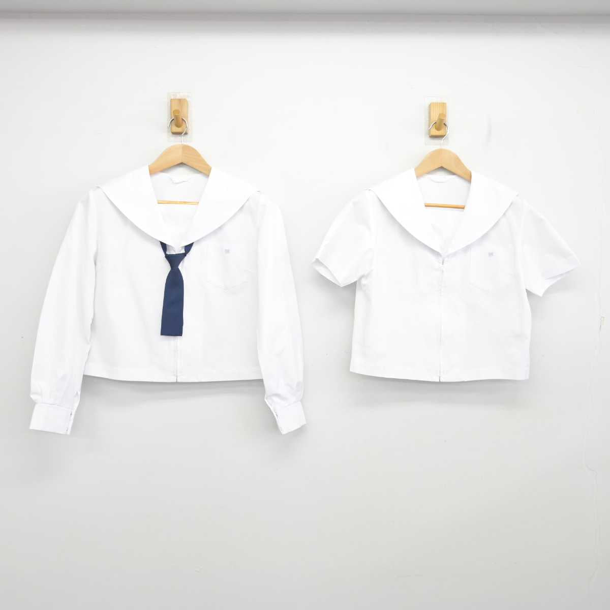 【中古】秋田県 秋田南高等学校・中等部 女子制服 3点 セーラー服 Sf087769 中古制服通販パレイド