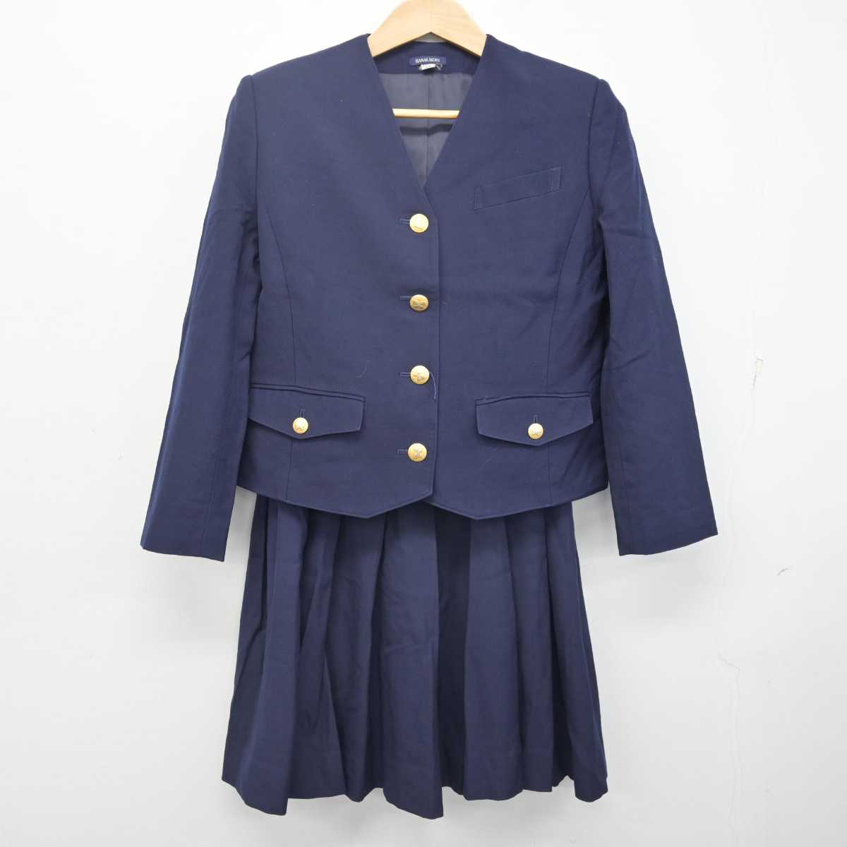【中古】広島県 安田女子中学高等学校 女子制服 3点 ブレザー・ベスト・スカート Sf088048 中古制服通販パレイド