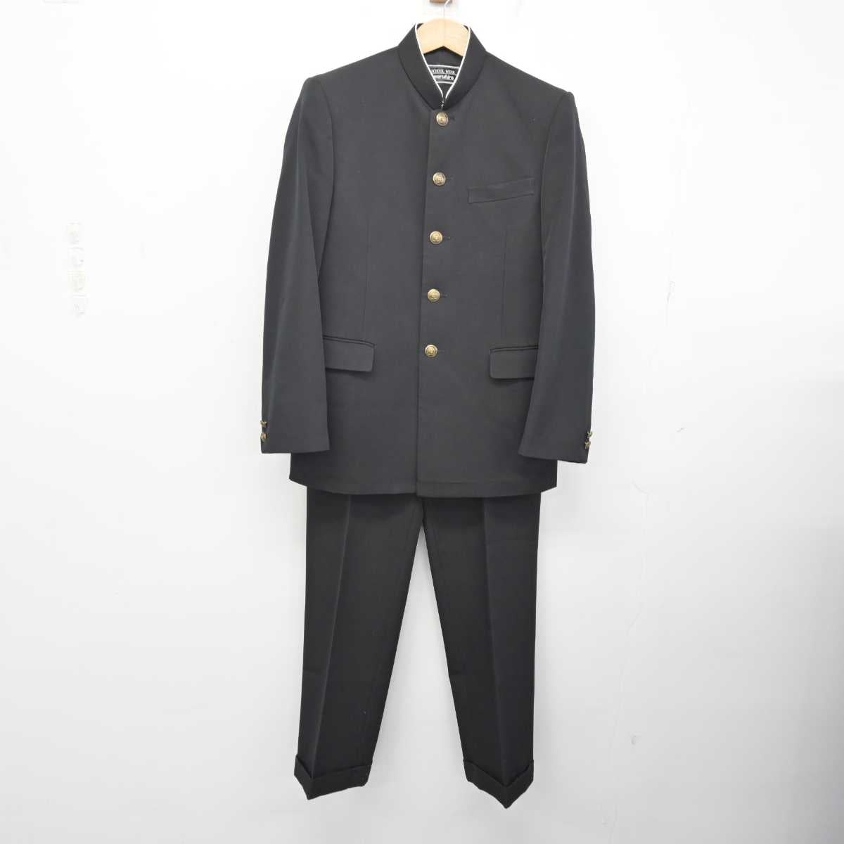 【中古】埼玉県 東松山市立南中学校 男子制服 3点 学ラン・ズボン Sf089308 中古制服通販パレイド