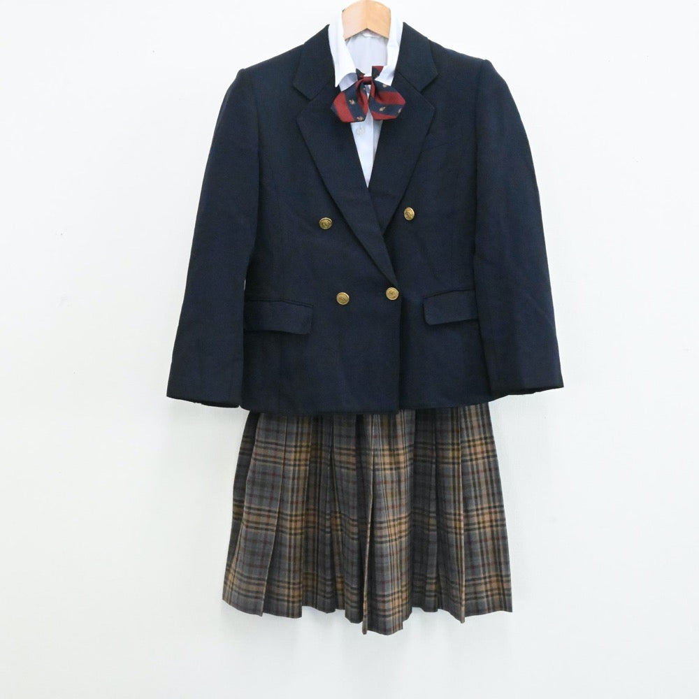 【中古制服】広島県立福山市立東朋中学校 女子制服（ブレザー・スカート・シャツ）sf000663【リサイクル学生服】 中古制服通販パレイド