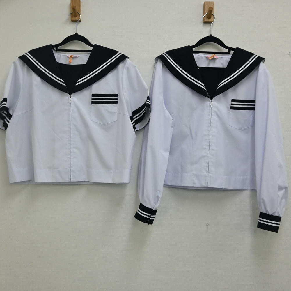 【中古制服】静岡 静岡県富士市立大淵中学校 女子制服 2点(セーラー服・セーラー服)sf000856【リサイクル学生服】 中古制服通販パレイド