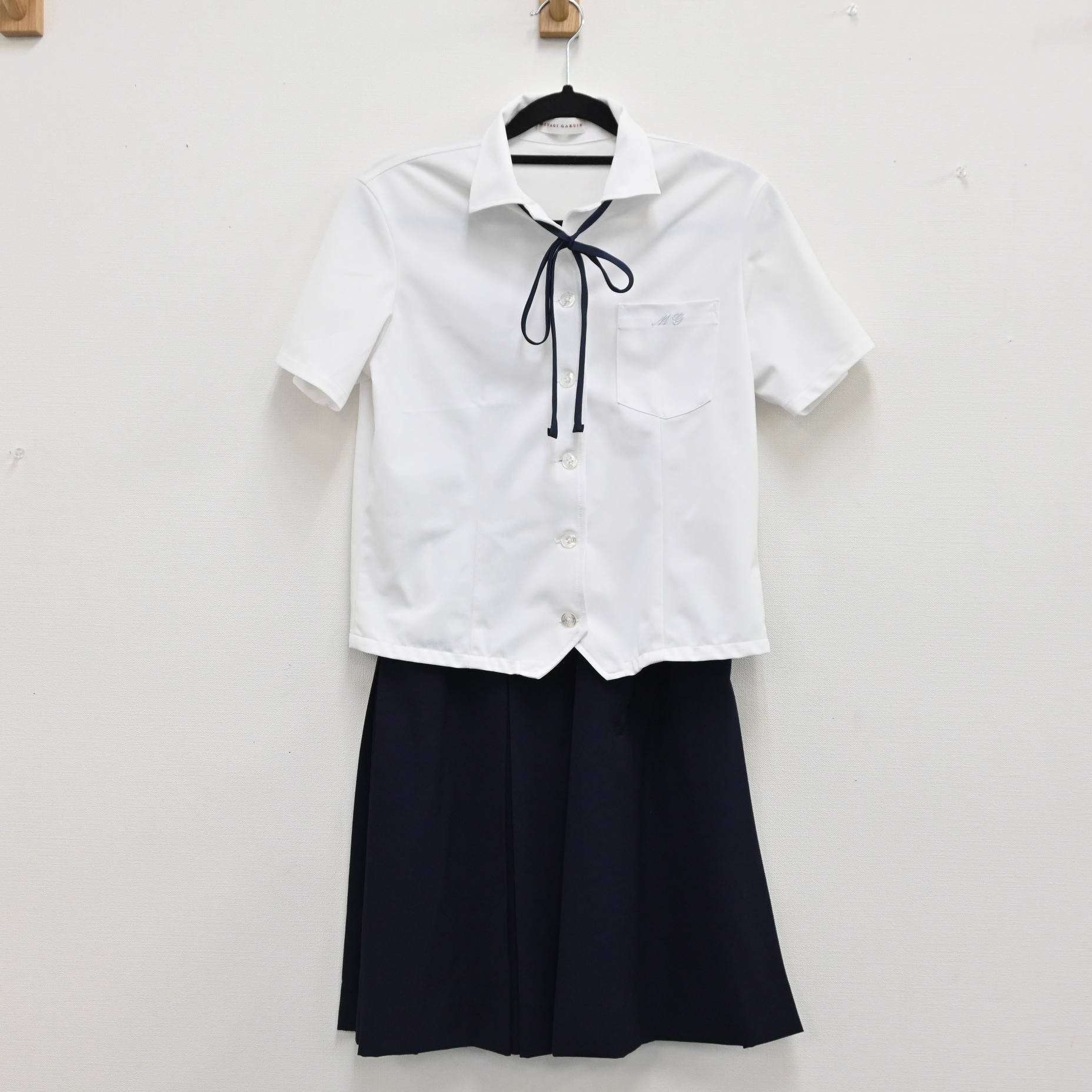 【中古制服】宮城県 宮城学院高等学校 女子制服 2点(シャツ・スカート)sf001204【リサイクル学生服】 中古制服通販パレイド