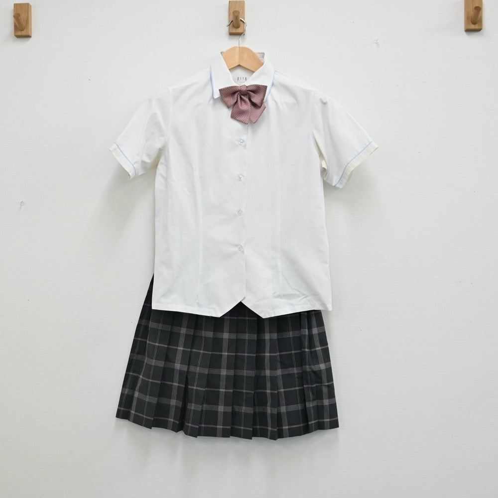 【中古制服】愛知県 至学館高等学校 女子制服 3点（シャツ・スカート）sf002016【リサイクル学生服】 中古制服通販パレイド