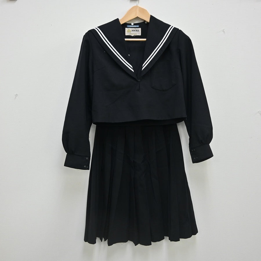【中古制服】愛知県 西尾市立平坂中学校 女子制服 2点(セーラー服・スカート)sf002295【リサイクル学生服】 中古制服通販パレイド