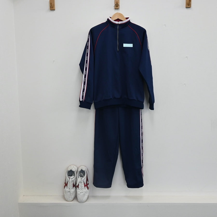 【中古制服】大阪府 池田市立渋谷中学校 男子制服 5点(ジャージ 上・体操服 上・ジャージ 下・体操服 下)sf002539【リサイクル学生服