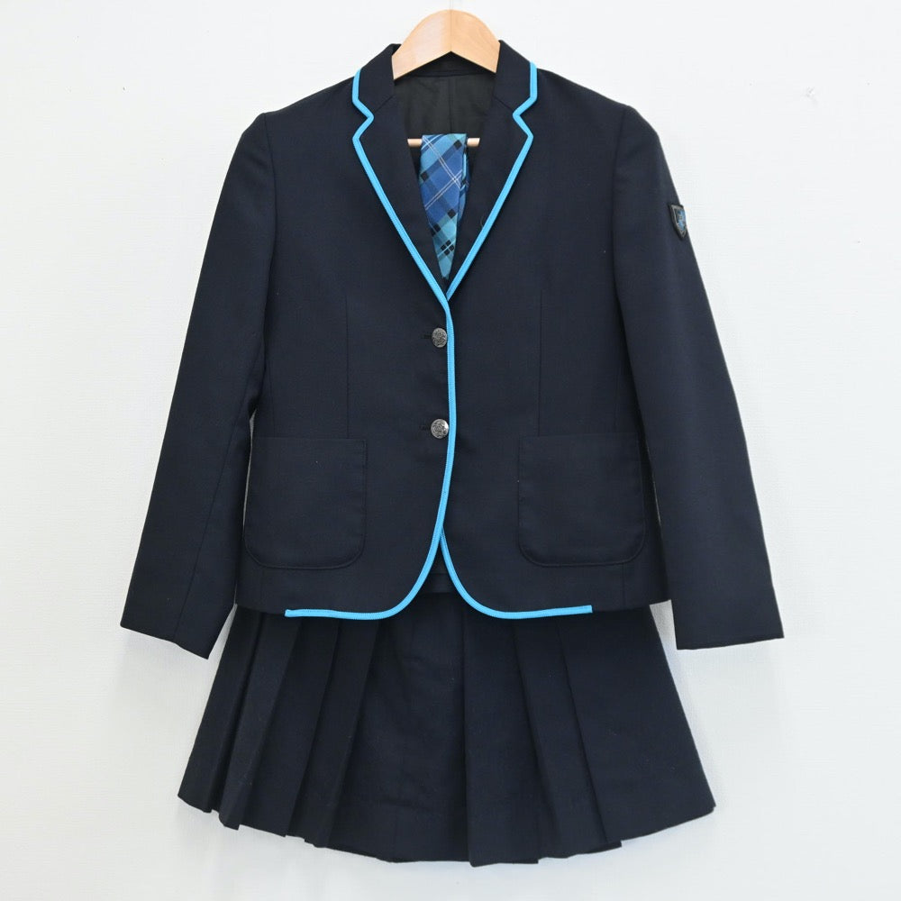 【中古制服】東京都 渡辺高等学院 女子制服 7点(ブレザー・ニット・シャツ・スカート)sf002664【リサイクル学生服】 中古制服通販パレイド