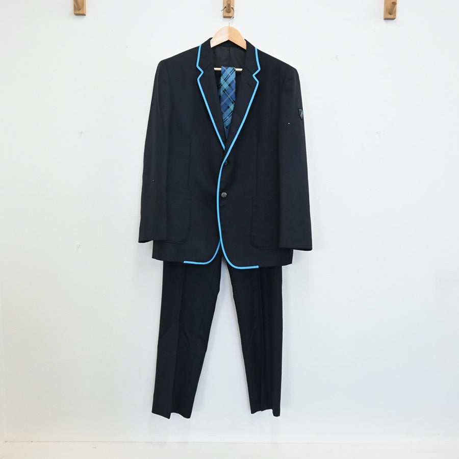 【中古制服】東京都 渡辺高等学院 男子制服 4点（ブレザー・ニット・ズボン）sf003052【リサイクル学生服】 中古制服通販パレイド