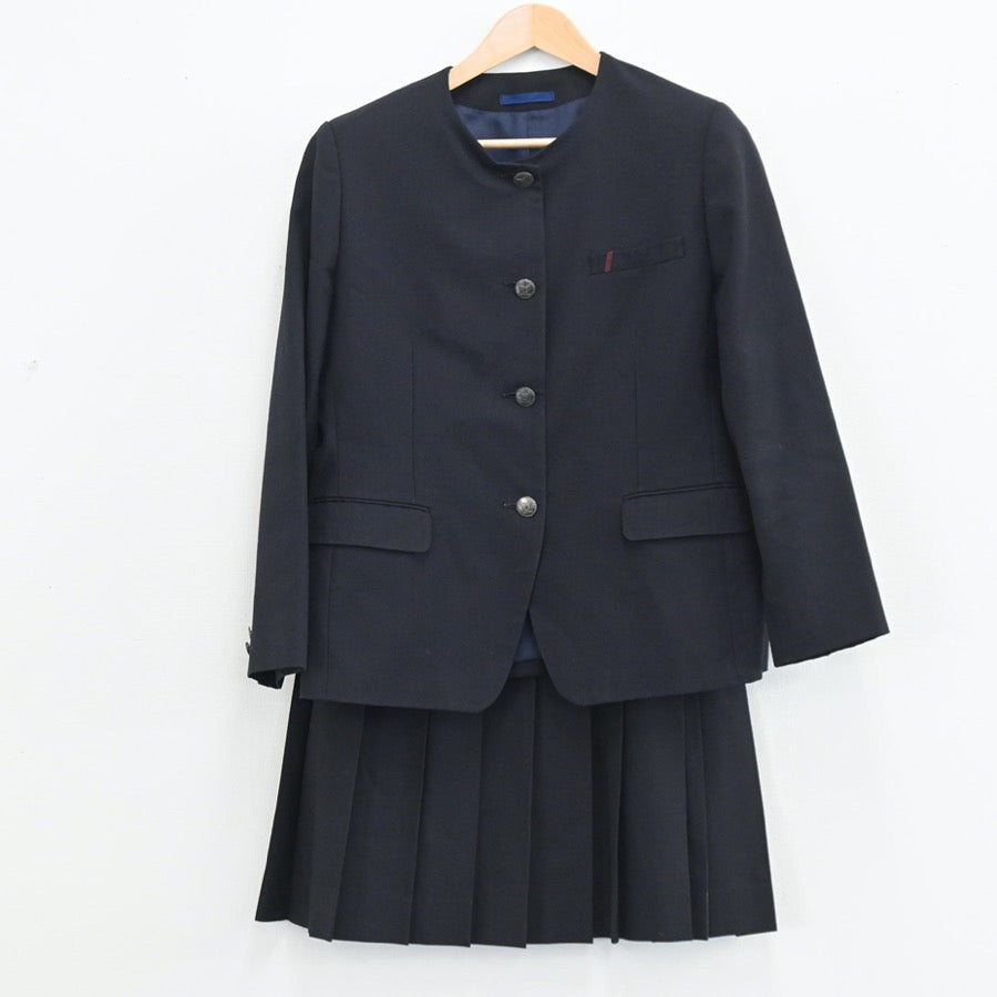 【中古制服】広島県 広島中高等学校 女子制服 4点(ブレザー・ニット・シャツ・スカート)sf003618【リサイクル学生服】 中古制服通販パレイド
