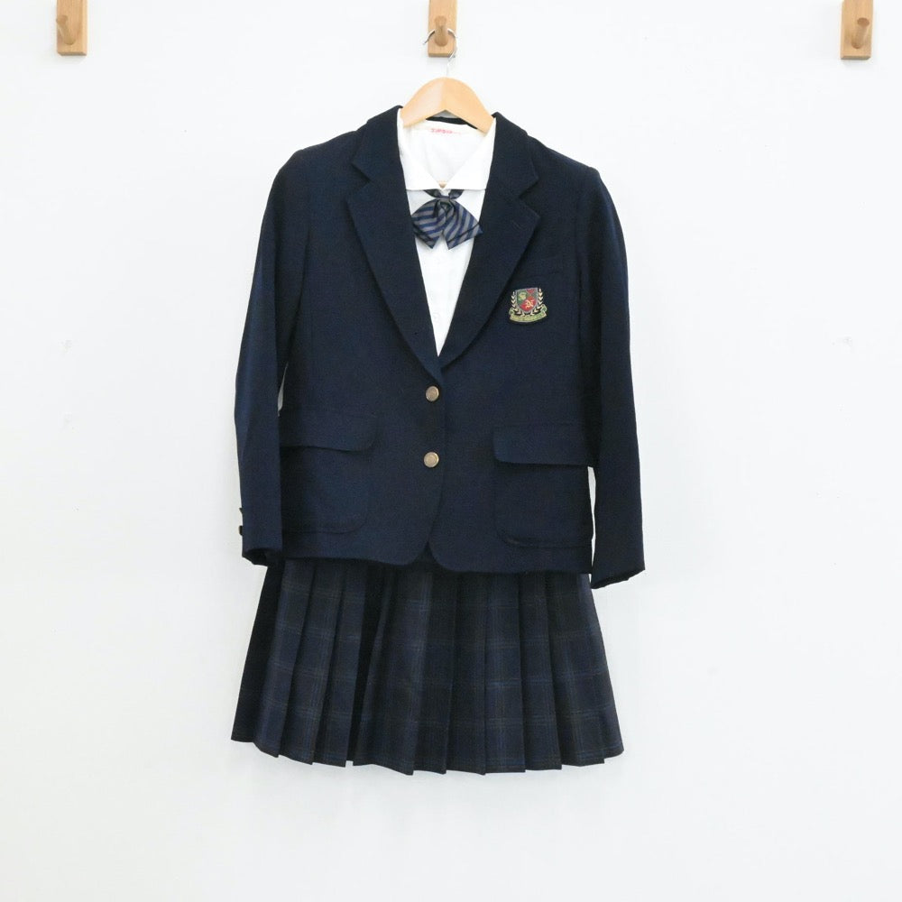 【中古制服】愛知県 猿投農林高等学校 女子制服 5点（ブレザー・ベスト・シャツ・スカート）sf003998【リサイクル学生服】 中古制服