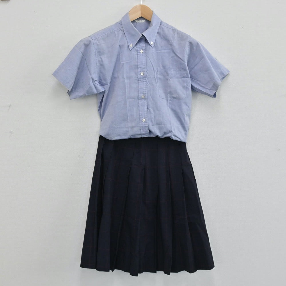 【中古制服】広島県 広島県立廿日市高等学校 女子制服 2点（シャツ・スカート）sf004303【リサイクル学生服】 中古制服通販パレイド