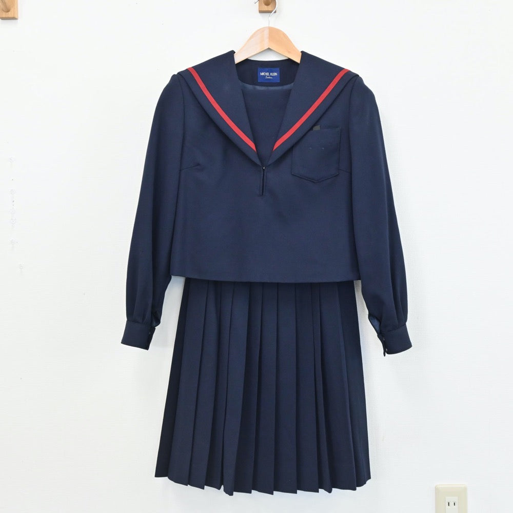 【中古制服】愛知県 豊橋市立南陽中学校 女子制服 2点（セーラー服・スカート）sf005462【リサイクル学生服】 中古制服通販パレイド