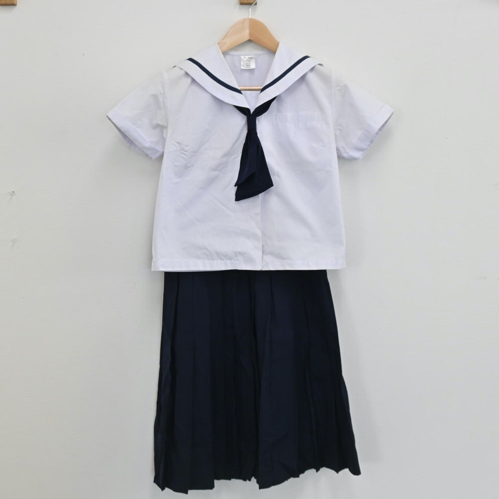 【中古制服】埼玉県 草加市立草加中学校 女子制服 4点（セーラー服・シャツ・スカート）sf005545【リサイクル学生服】 中古制服通販パレイド